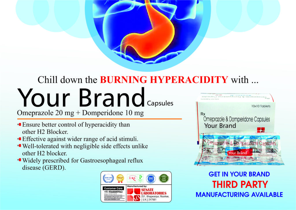 Omeprazole+Domperidone Capsule – Senatelabs